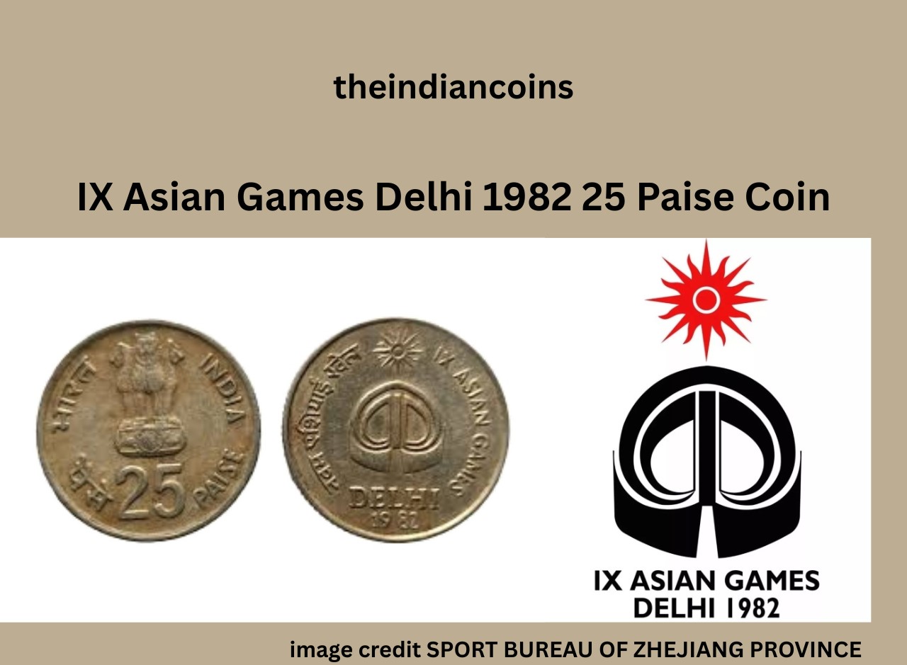 IX Asian Games Delhi 1982 25 Paise Coin: A Numismatic Treasure ...